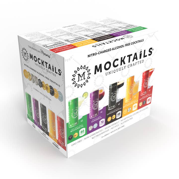 Mocktails Variety Pack Nitro Cans | The Mindful Drinking – The Mindful ...