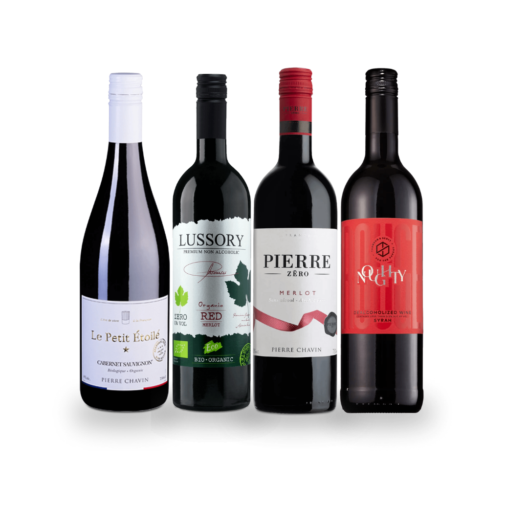 The Mindful Drinking Premium Non-Alcoholic Red Wine Bundle – The ...